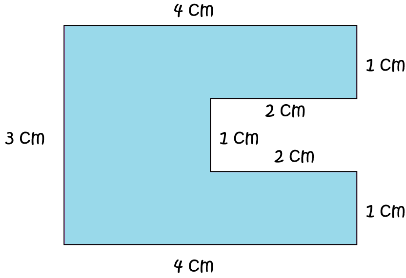 Can you find the perimeter of the figure given below? - BrainCal